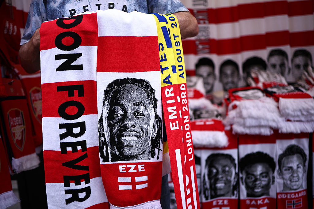 Arsenal confirm signing of Ebere Eze from Crystal Palace