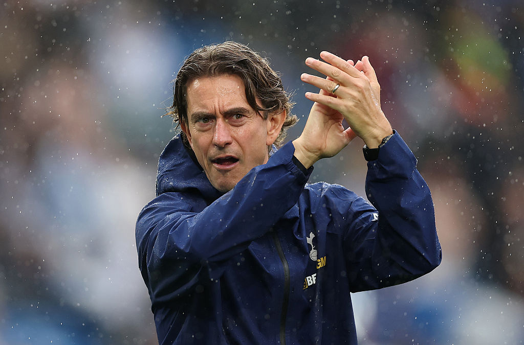 Thomas Frank on impressive performances from Spurs duo, Vicario ...