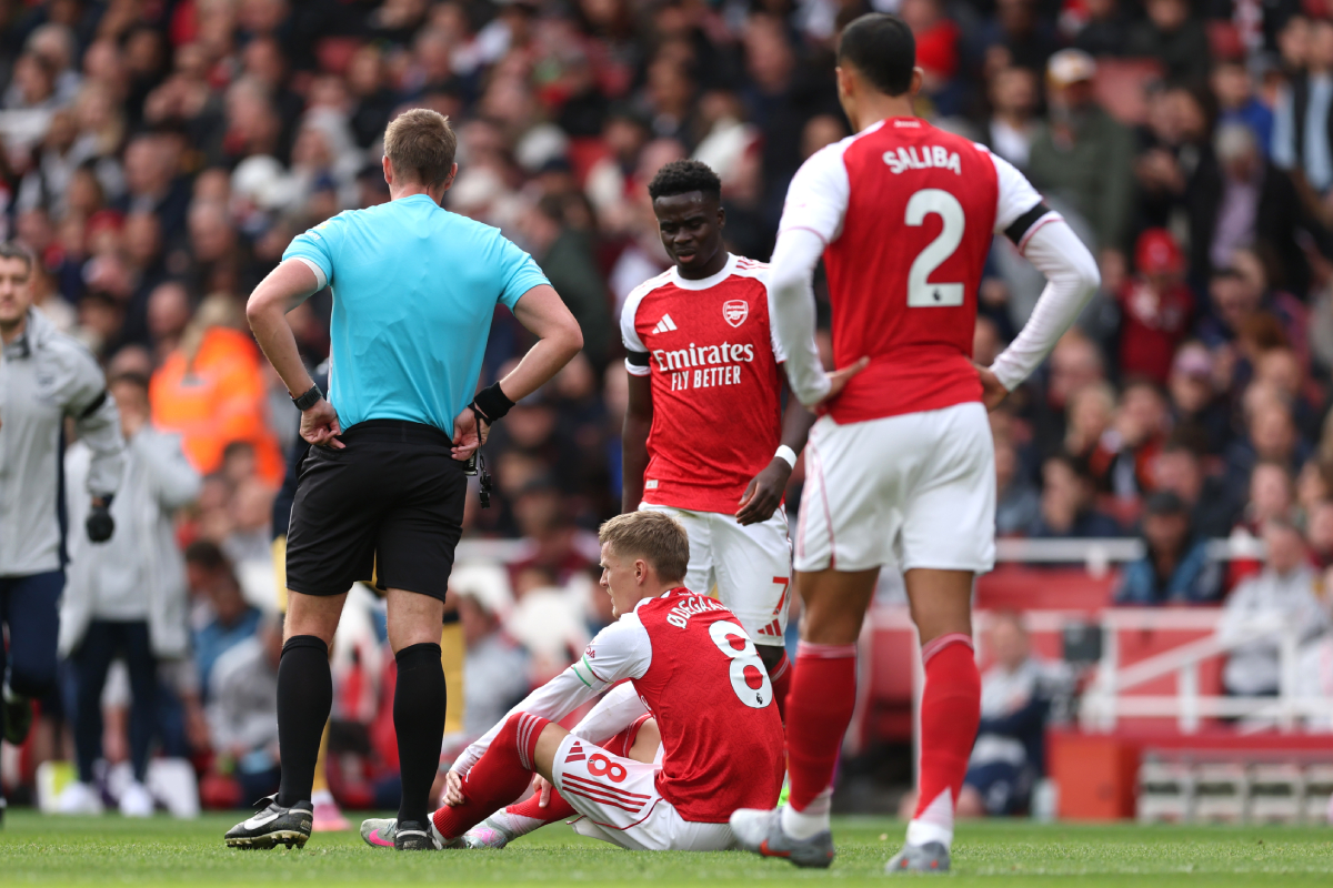 Odegaard injury sours landmark Arsenal win as Saka hits new milestone - Hayters TV