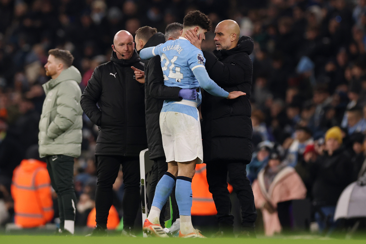 Pep Guardiola rules defensive trio out of Brighton clash - but gives ...