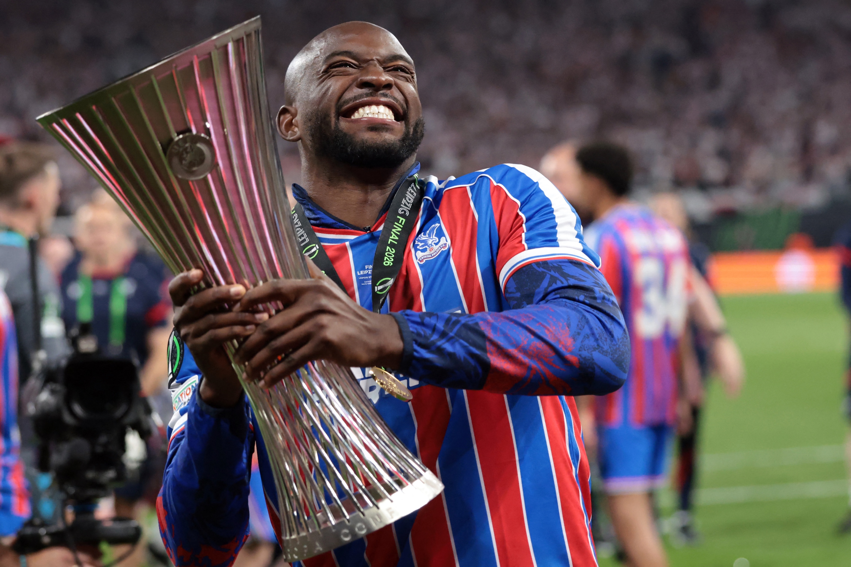 Mateta ecstatic after Crystal Palace triumph in UEFA Conference League ...