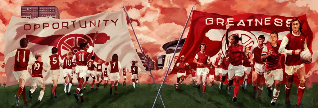 Arsenal reveal brand new Emirates Stadium artwork - Hayters TV