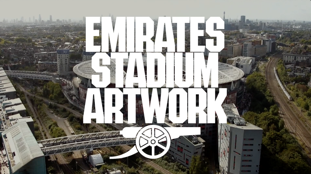 Arsenal reveal brand new Emirates Stadium artwork - Hayters